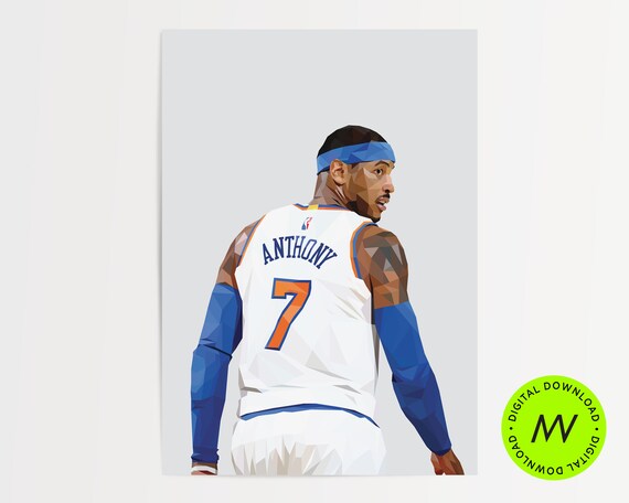 Carmelo Anthony Face Drawings