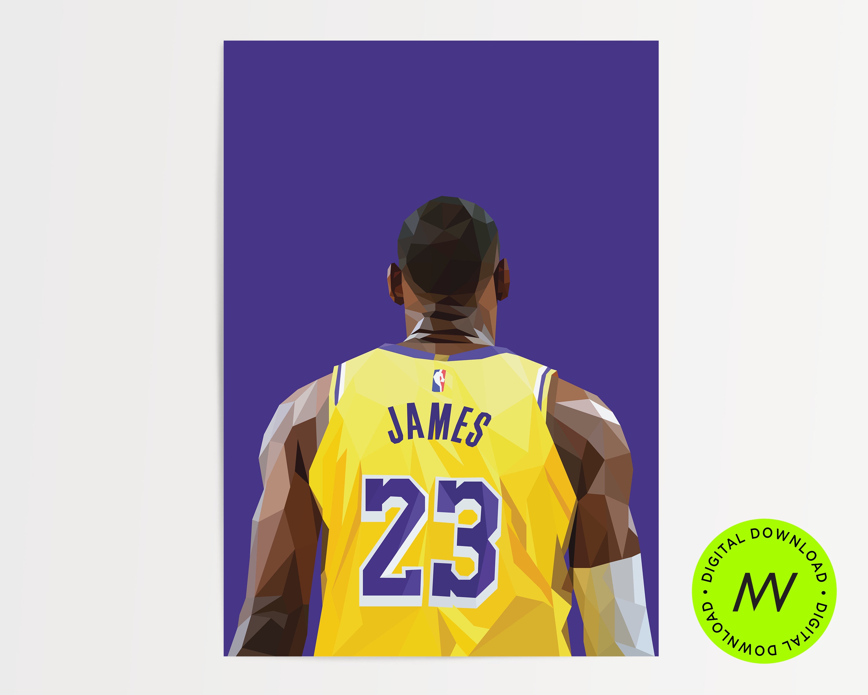 Lebron James - Illustration | Digital File Package | Printable Art ...