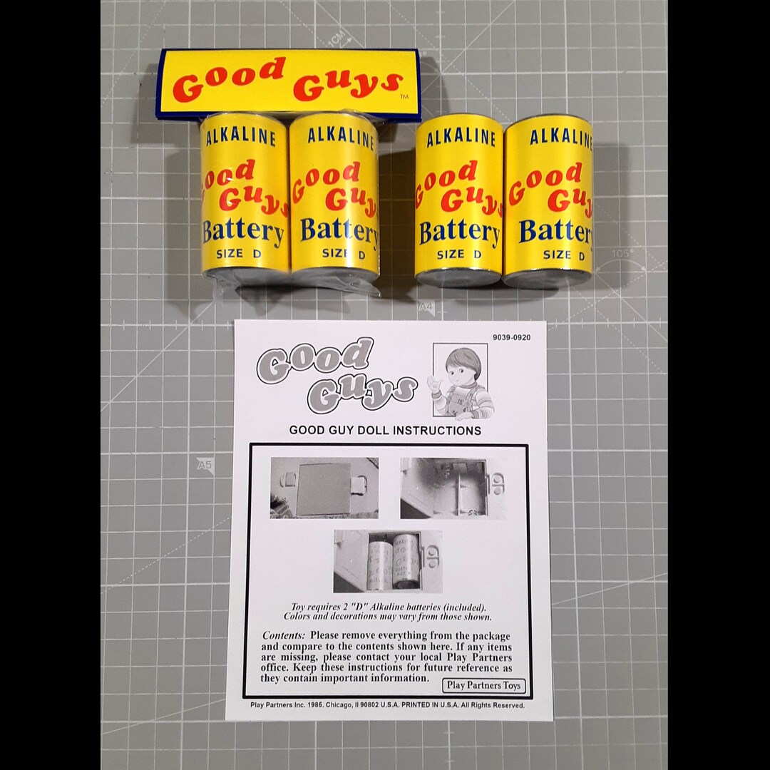 New Child's Play 2 Movie Chucky Doll Prop Replica 2 Sets of Good Guys ...