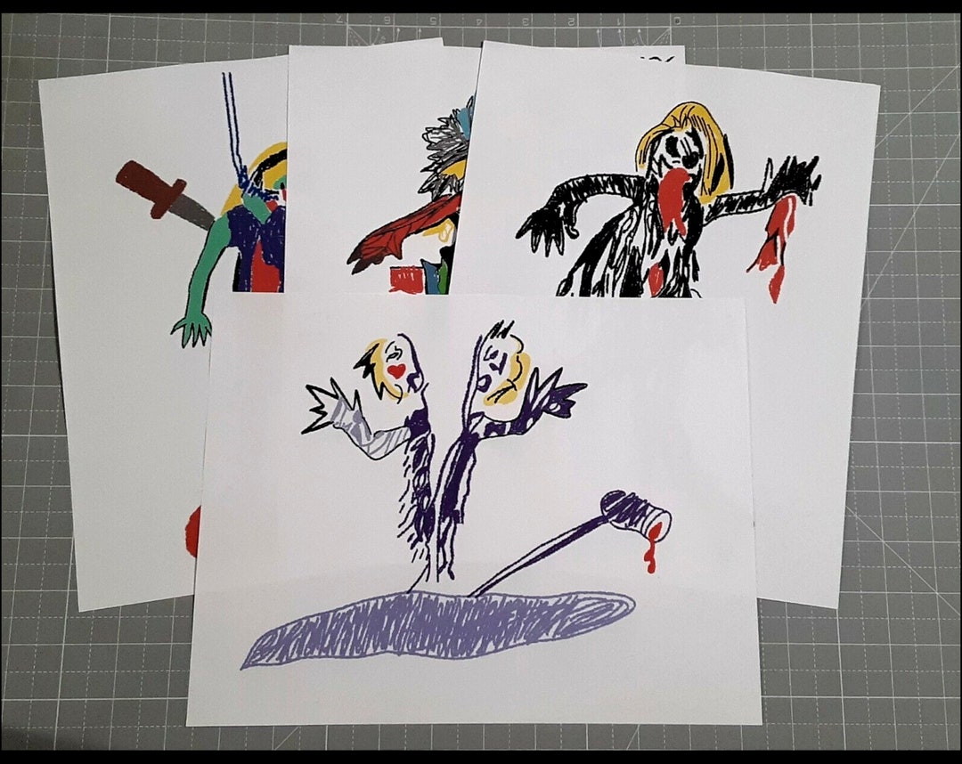 Printable Tiffany Doll Drawing Prop Replicas Set From Bride of Chucky ...