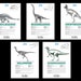 Jurassic Park Lost World Laminated Ingen List Dinosaur Information ...