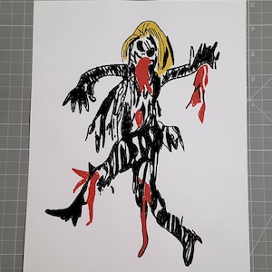Printable Tiffany Doll Drawing Prop Replicas Set From Bride of Chucky ...