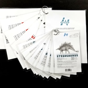 Jurassic Park Lost World Laminated Ingen List Dinosaur Information ...