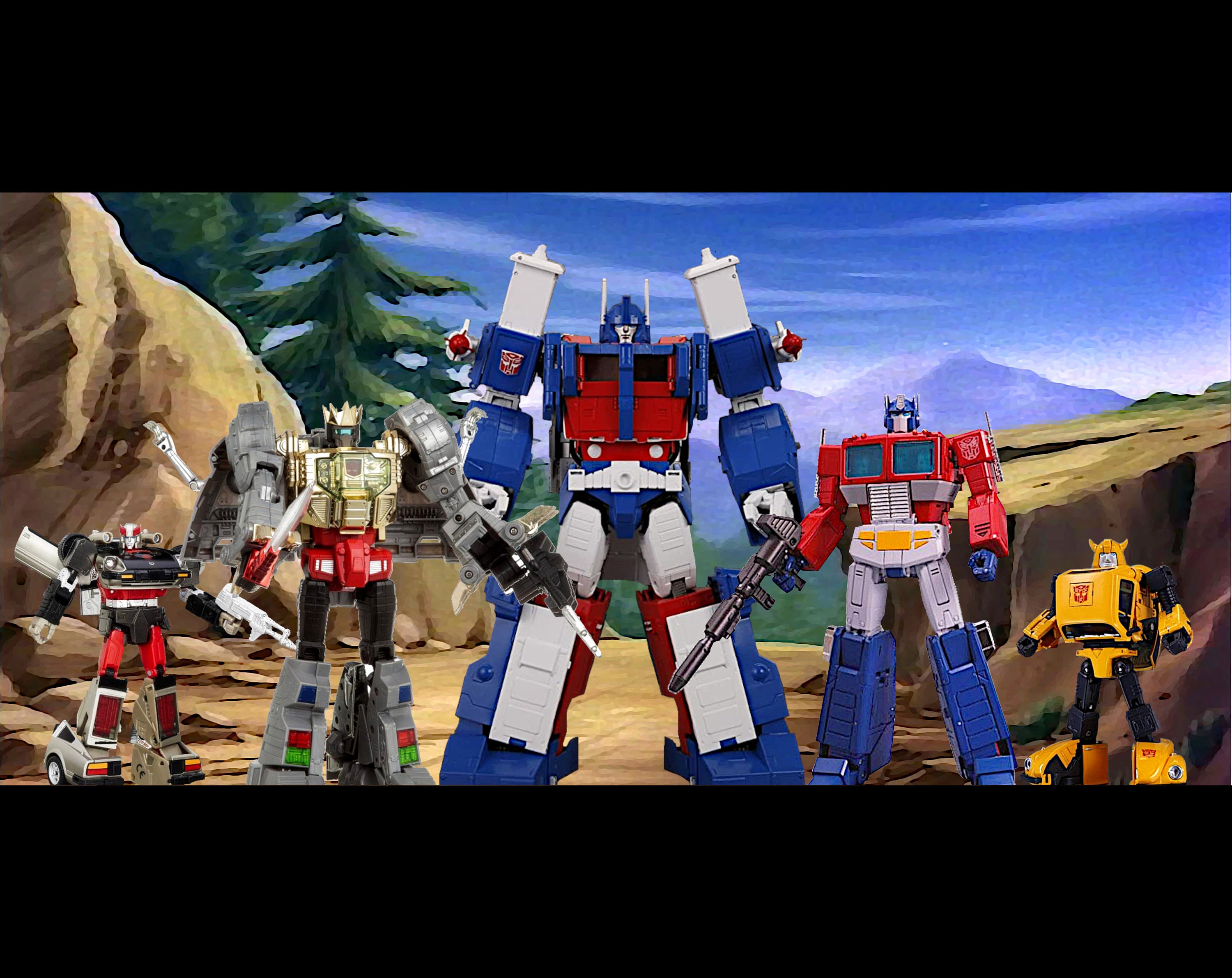 Transformers Vintage G1 Masterpiece Studio Series Dinobot Ark Diorama ...