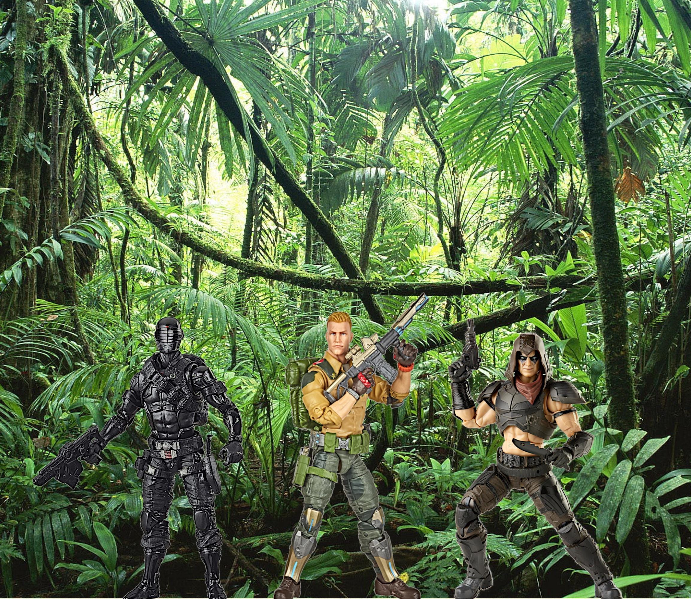 Jungle Landscape Action Figure Diorama Backdrop for Jurassic Park ...