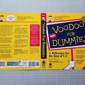 Bride of Chucky Child's Play Movie Voodoo for Dummies Book Cover Only ...