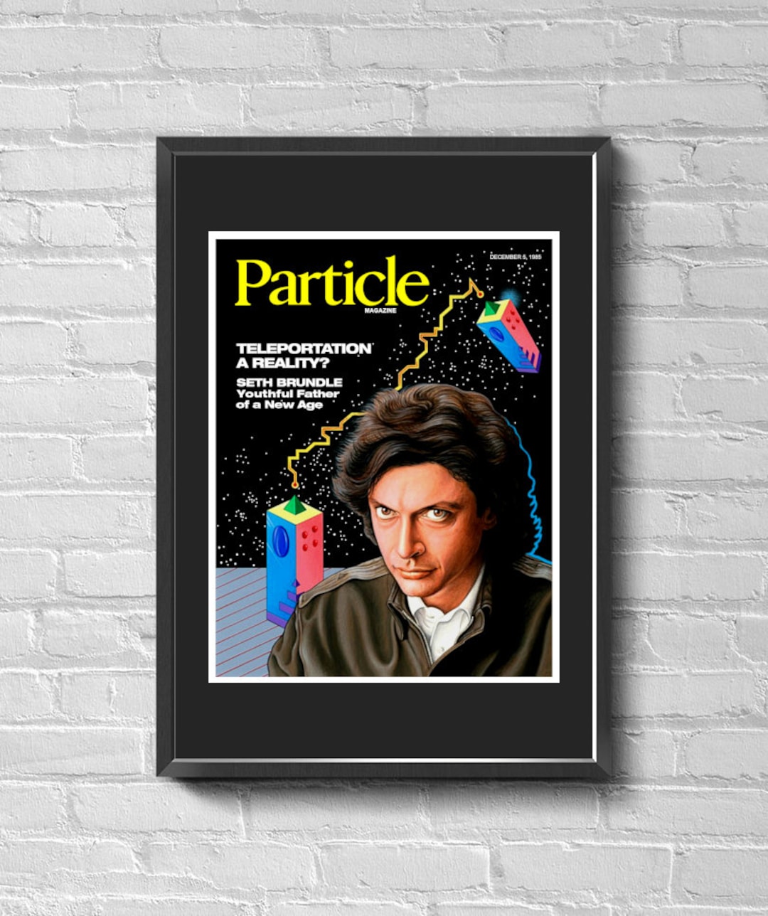 1986 the Fly Horror 13X17 Movie Poster- Particle Magazine Cover Prop ...