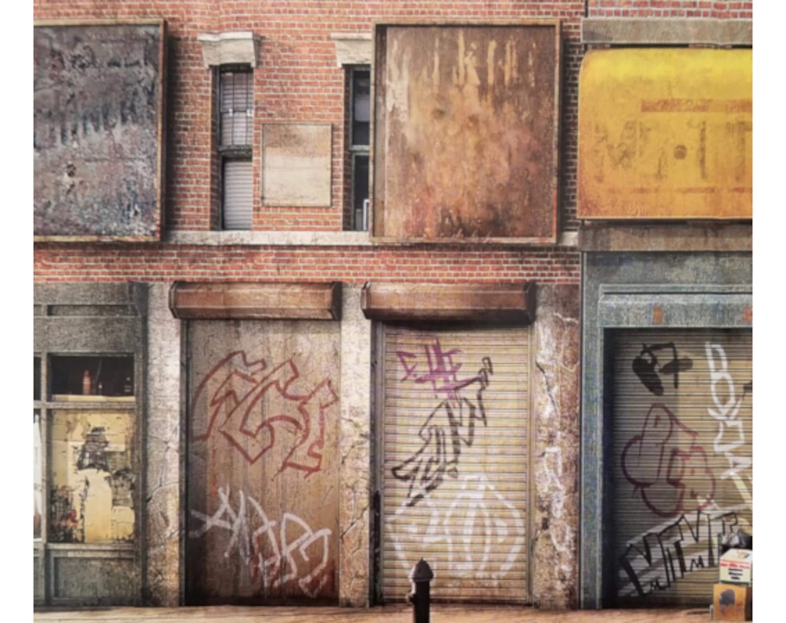 Street Facade Action Figure Diorama Backdrop for Mcfalrane DC & Marvel ...