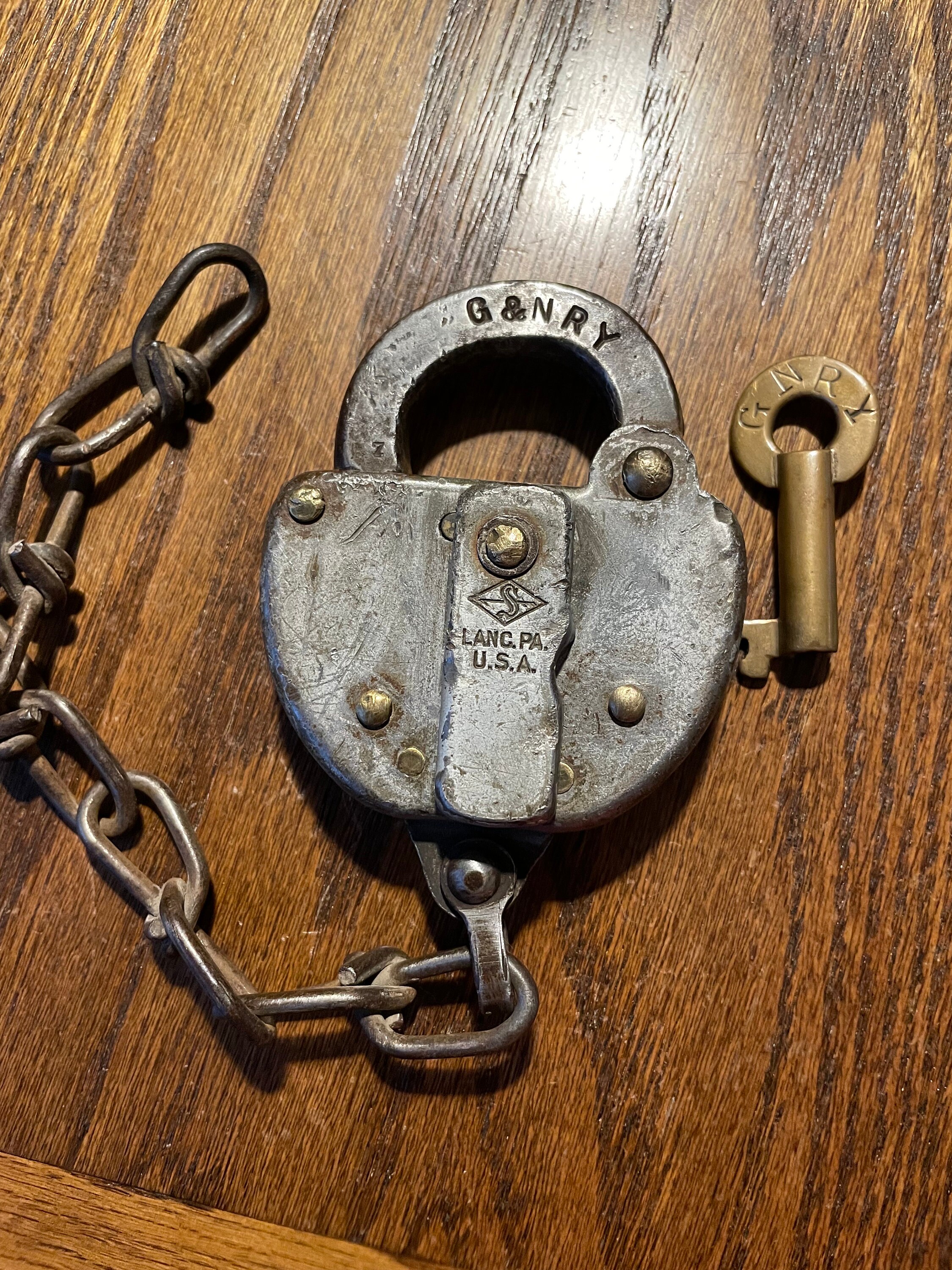 Great Northern Slaymaker Switch Lock and Brass Key - Etsy