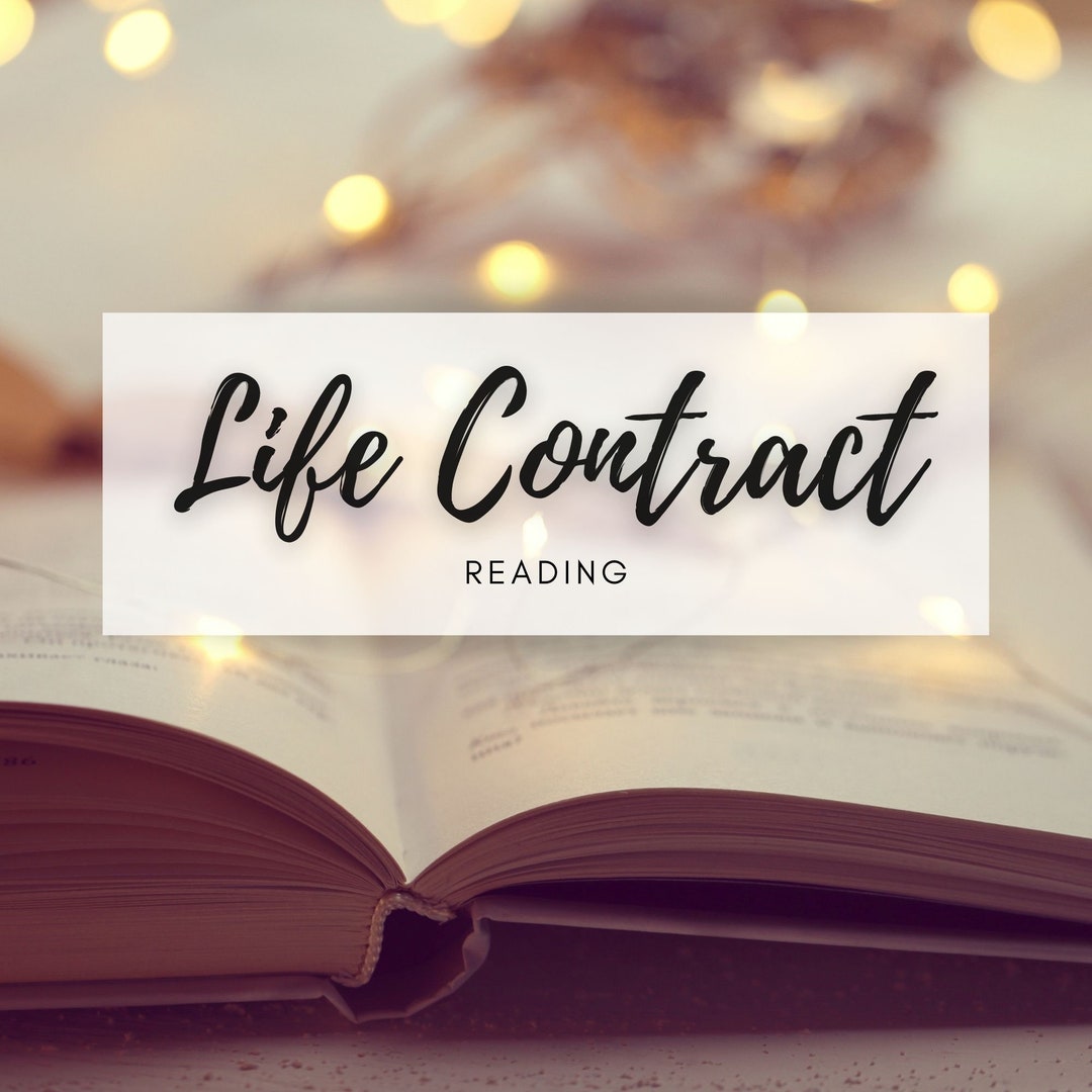 Life Contract Reading - Etsy