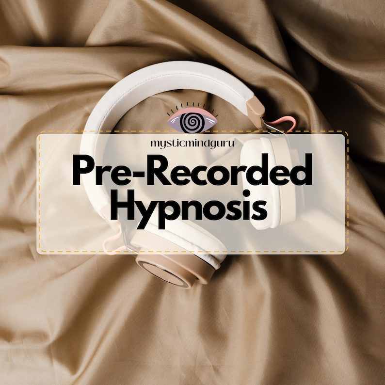 Pre- Recorded Hypnosis - Etsy