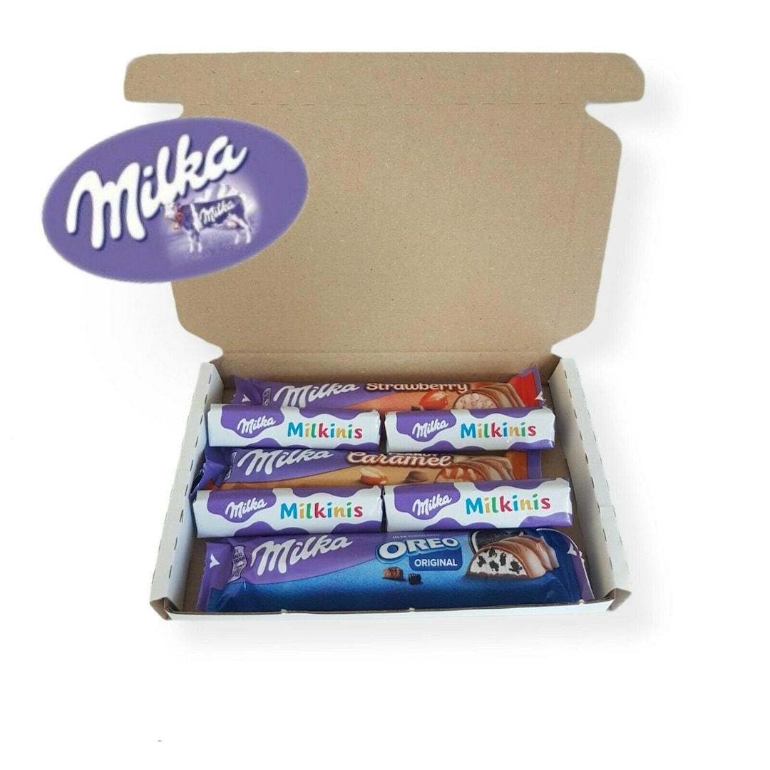 MILKA Small Chocolate Hamper Box Present 4 Different Flavours - Etsy