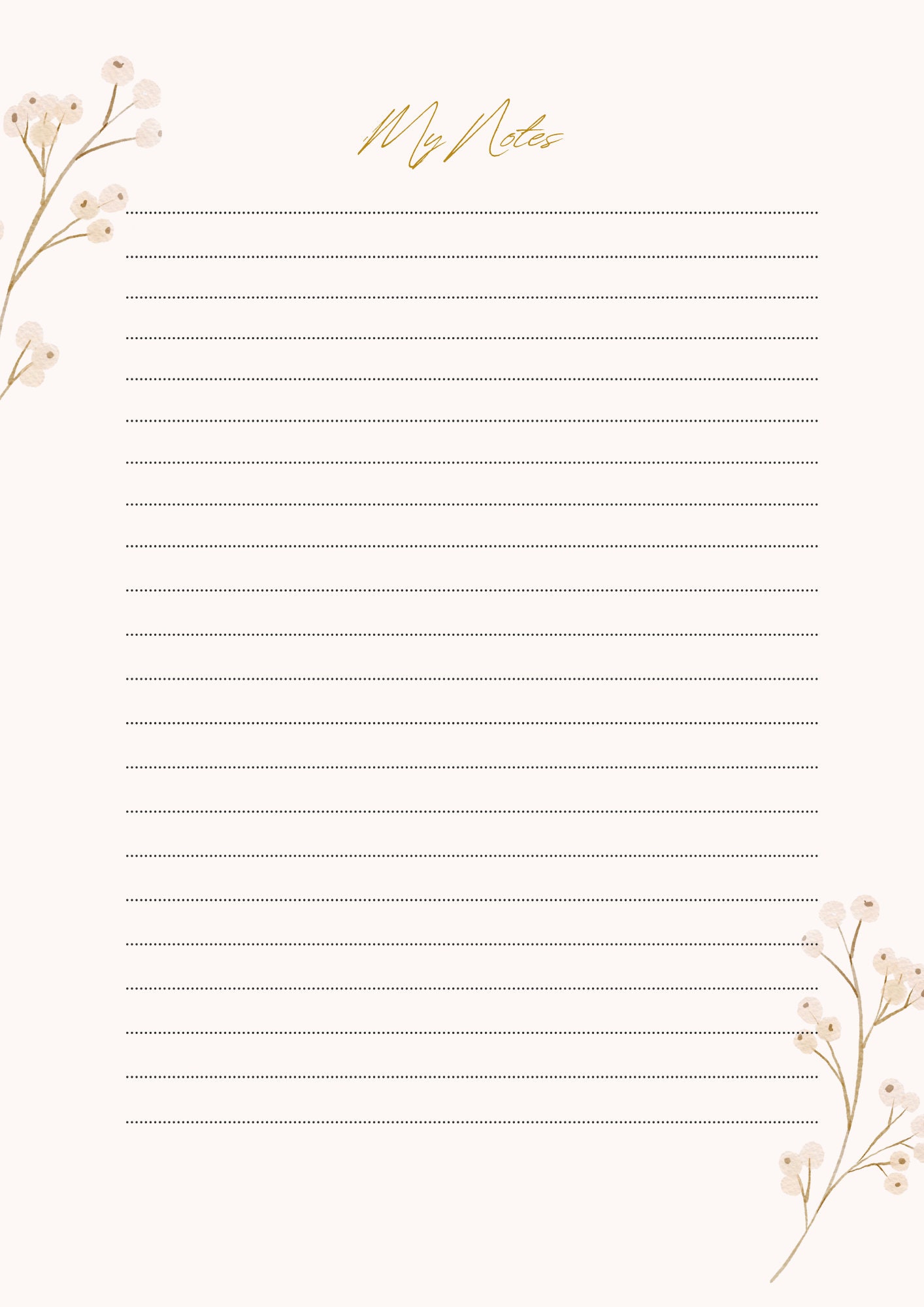 Gold Rose Simple Modern Calendar 2024 Planner - Etsy