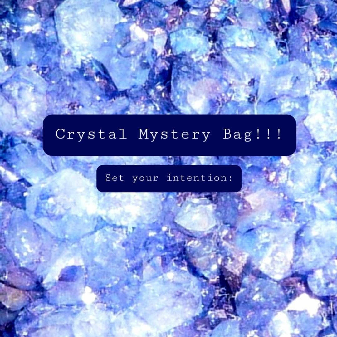 Intention Set Crystal Mystery Bags - Etsy