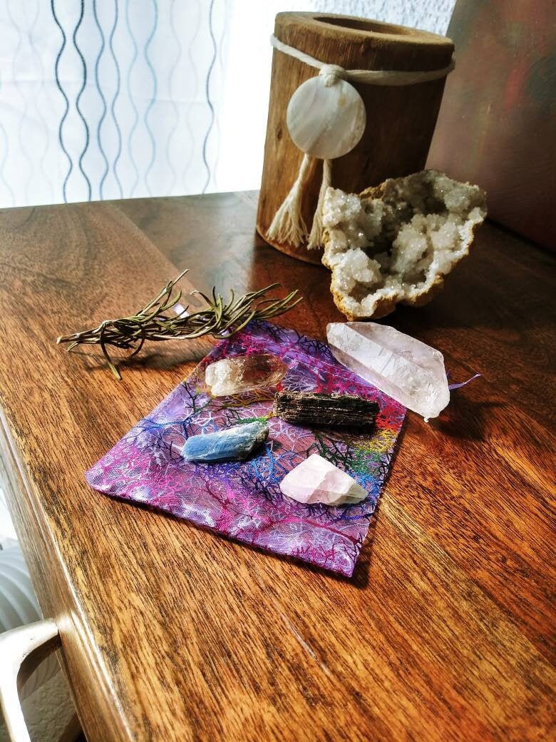 Intention Set Crystal Mystery Bags | Etsy