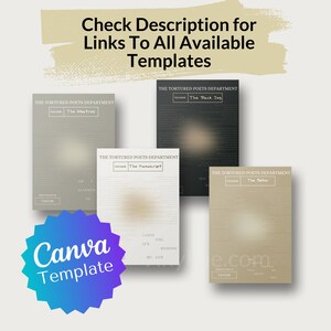 TTPD Artifacts Display Poster Canva Template for ALL Variants ...