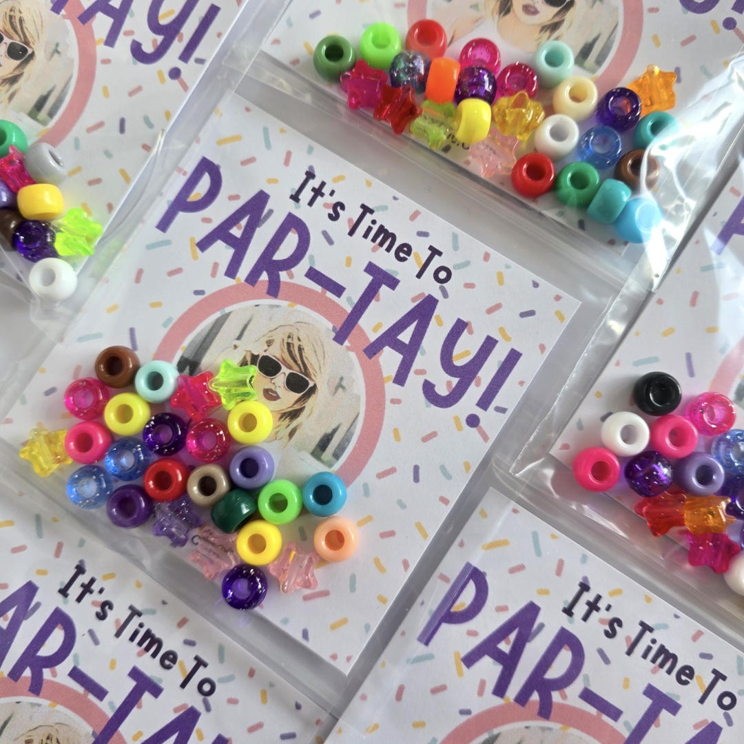 Taylor Party Favors for Kids | DIY Friendship Bracelet Kits | Taylor ...