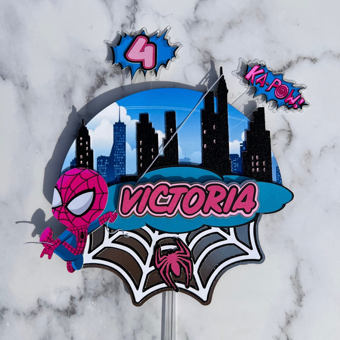 Spiderman Cake Topper - Etsy