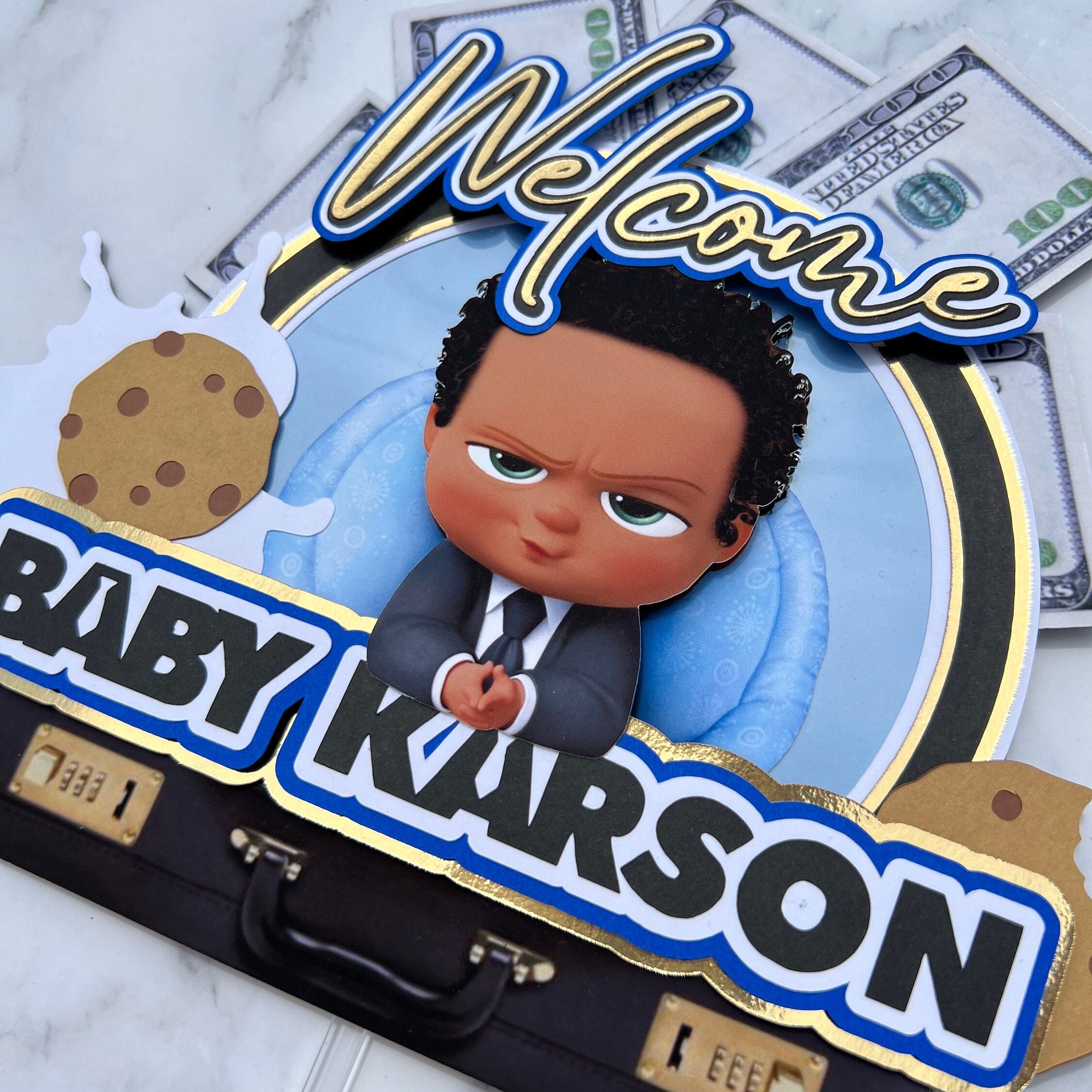 Baby Boss Cake Topper - Etsy