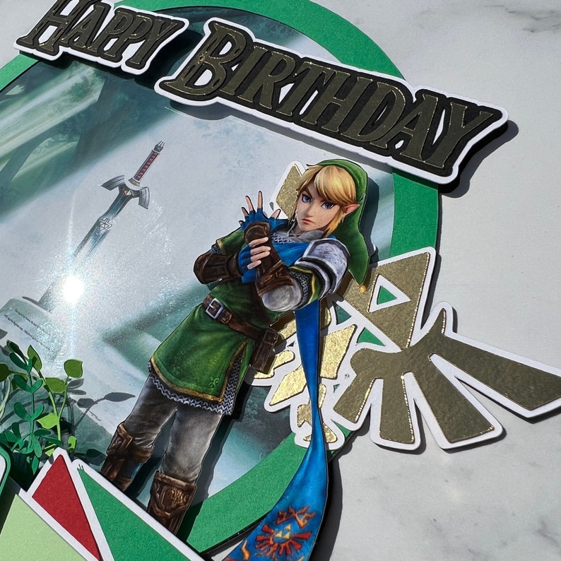 Legend of Zelda Cake Topper - Etsy