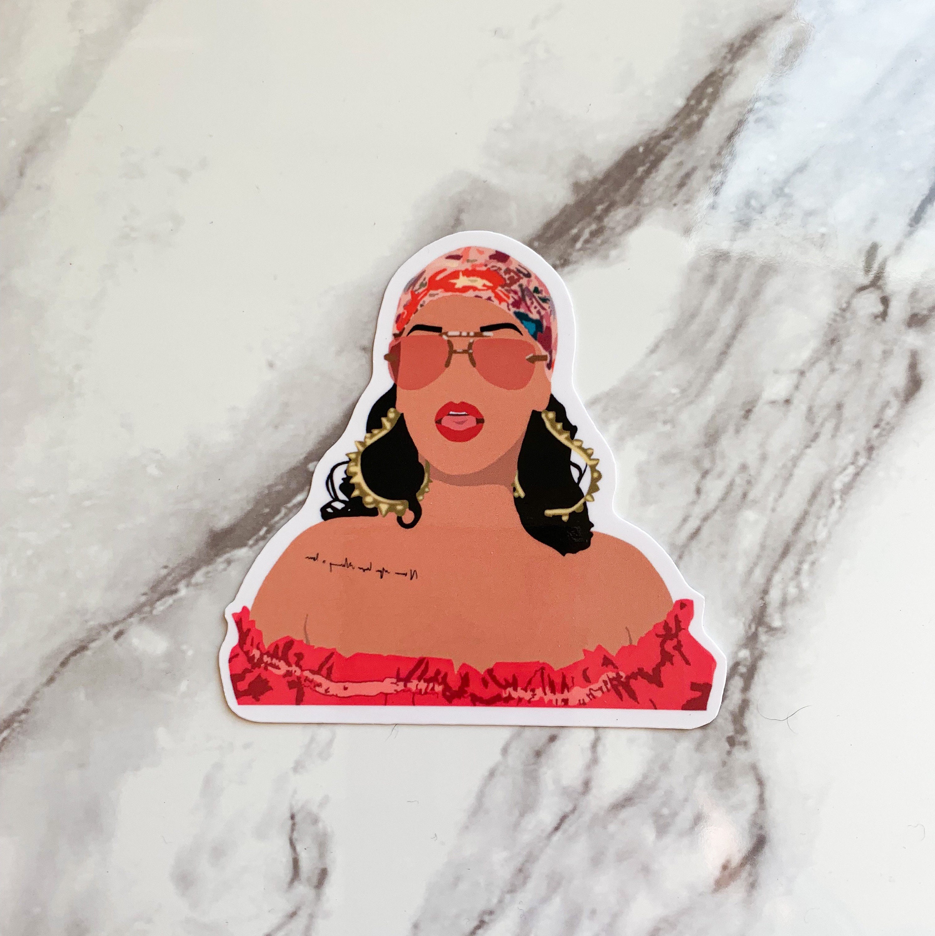 Rihanna Sticker - Etsy