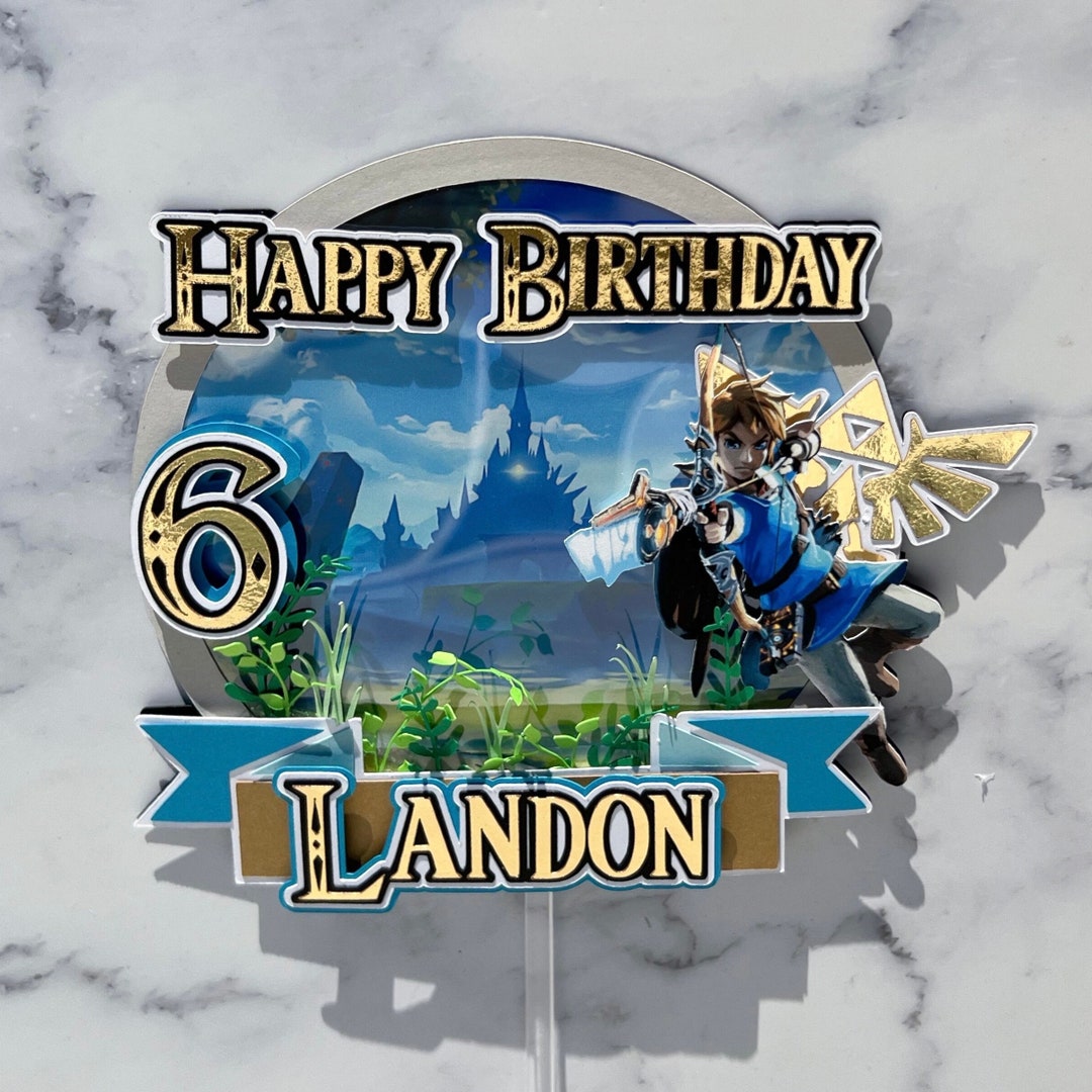 Legend of Zelda Cake Topper V2 - Etsy UK