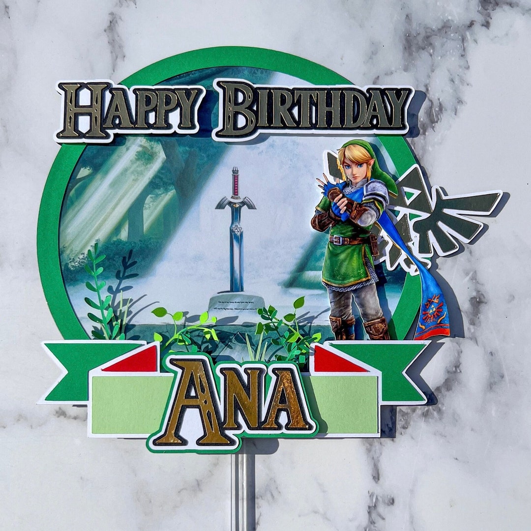 Legend of Zelda Cake Topper - Etsy