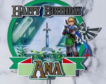 Legend of Zelda Cake Topper - Etsy