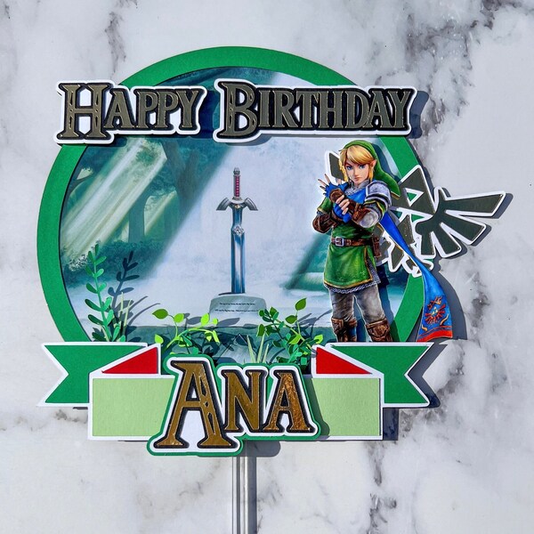 Zelda Cake Topper - Etsy