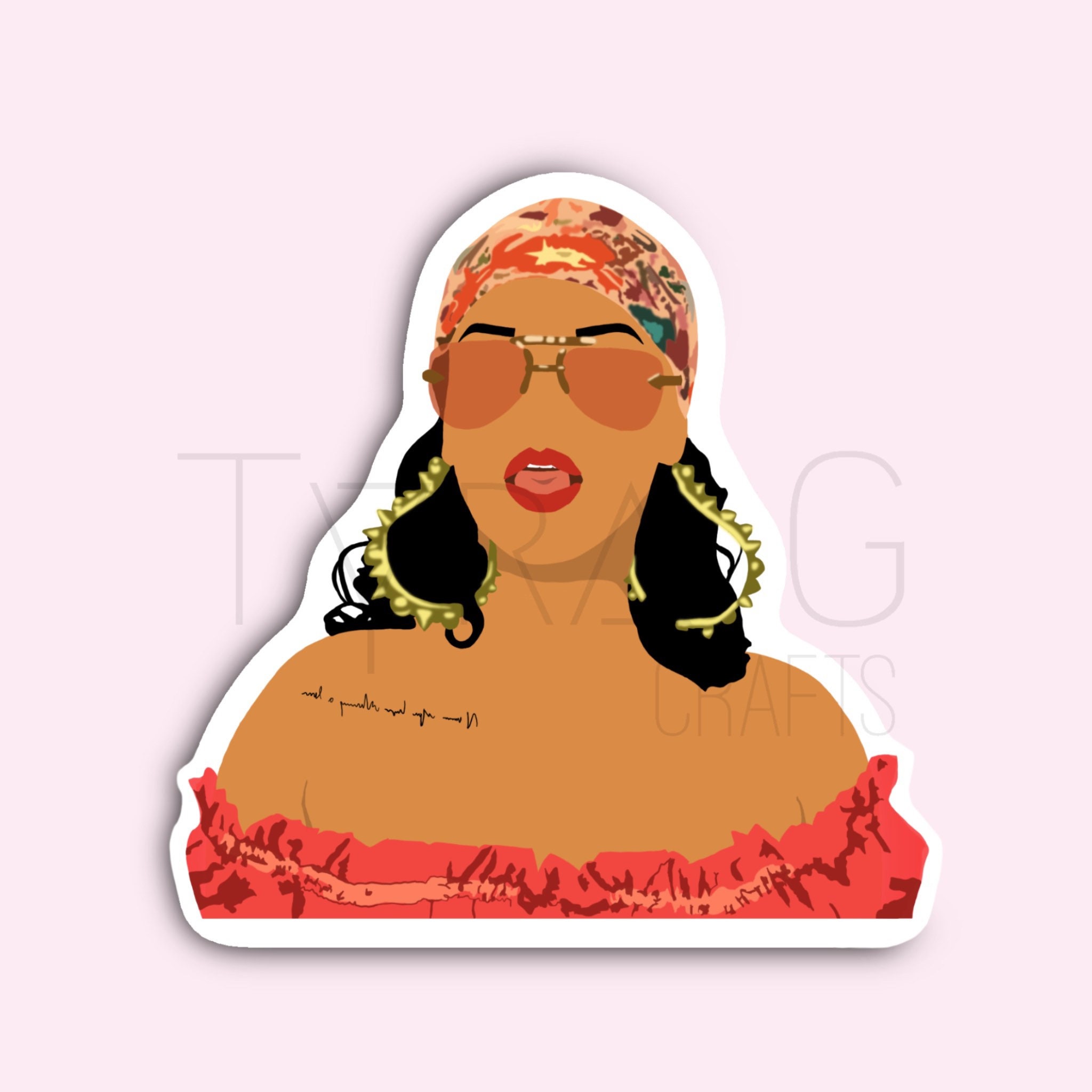 Rihanna Sticker - Etsy
