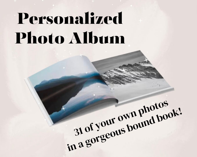 Personalized Photo Book / Photo Album - Etsy