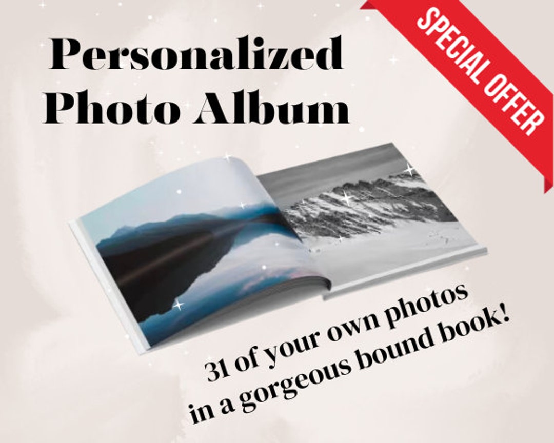 Personalized Photo Book / Photo Album - Etsy