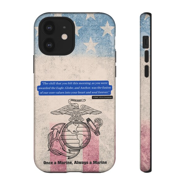 Usmc Cell Phone Case - Etsy