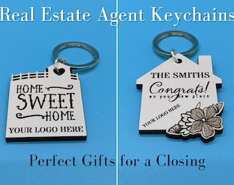 Realtor Keychain - Etsy