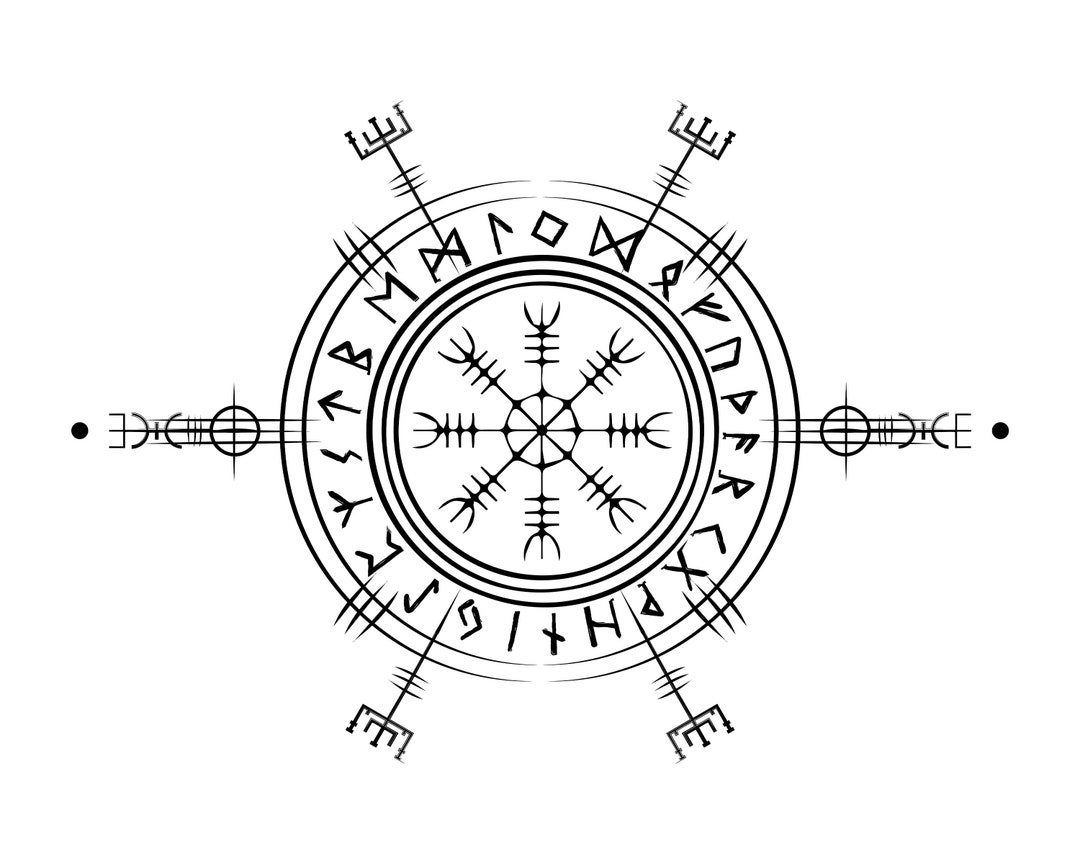 Viking Compass SVG, PNG Celtic Svg, Nordic Svg, Viking Svg, Pagan Svg ...