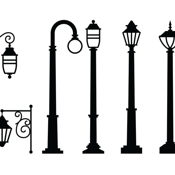 Lamp Post Cricut - Etsy