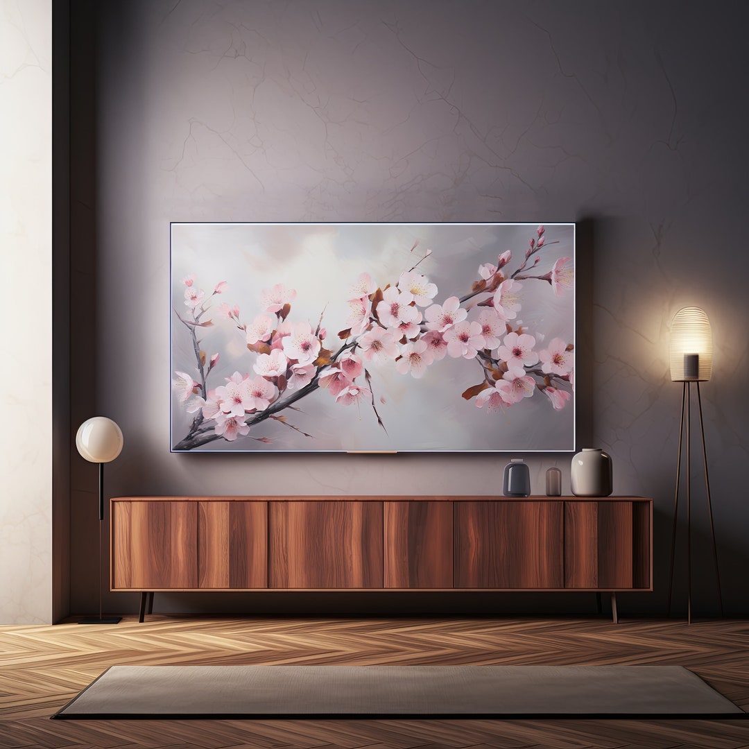 Cherry Blossom Spring - Samsung Frame TV Art, Farmhouse TV, Easter ...