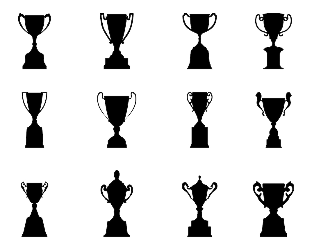 Trophy Bundle SVG PNG Trophies Svg Cut Files for Cricut - Etsy
