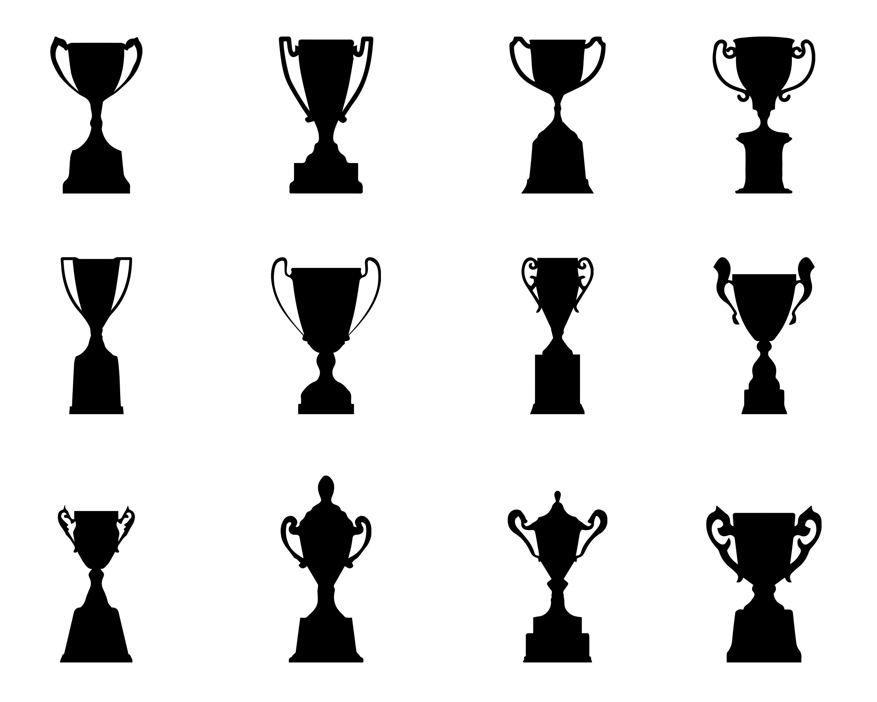 Paquete de trofeos SVG PNG Trofeos Svg Archivos cortados - Etsy México