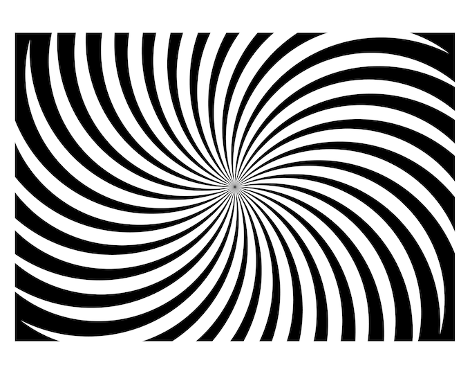 HYPNOTIC SPIRAL Sticker - Etsy