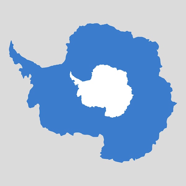 Antarctica map svg - Etsy Österreich