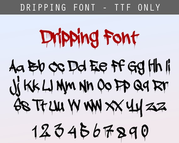 Drippy Font Generator