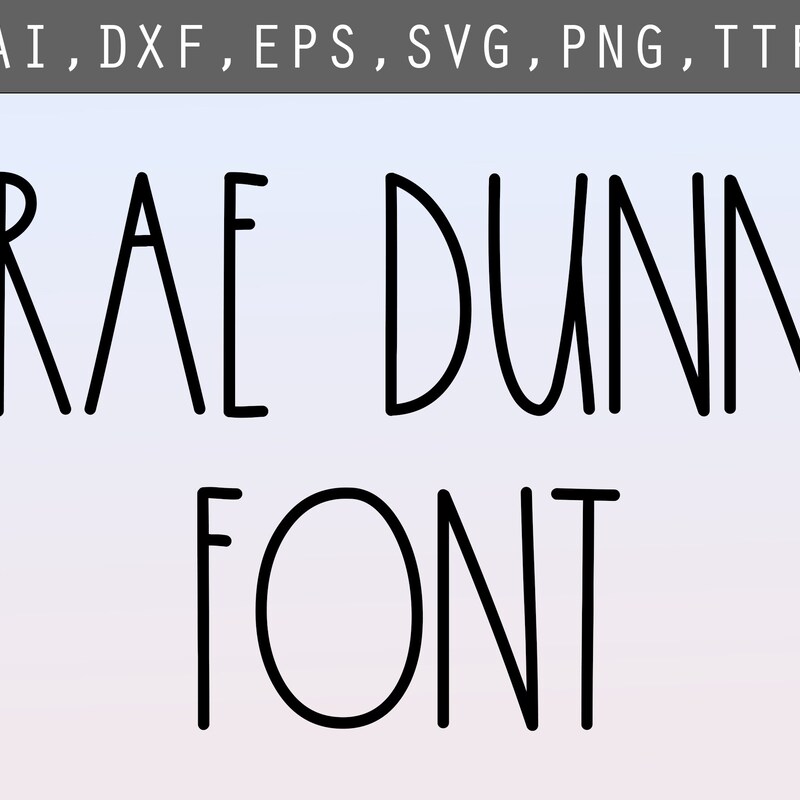 Rae Dunn Font - Etsy