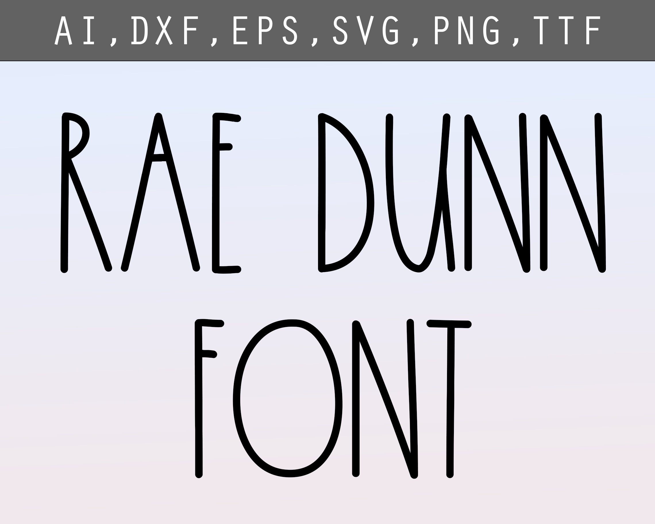 Rae Dunn Font FARMHOUSE FONT Svg Ttf Rae Dunn Inspired - Etsy UK