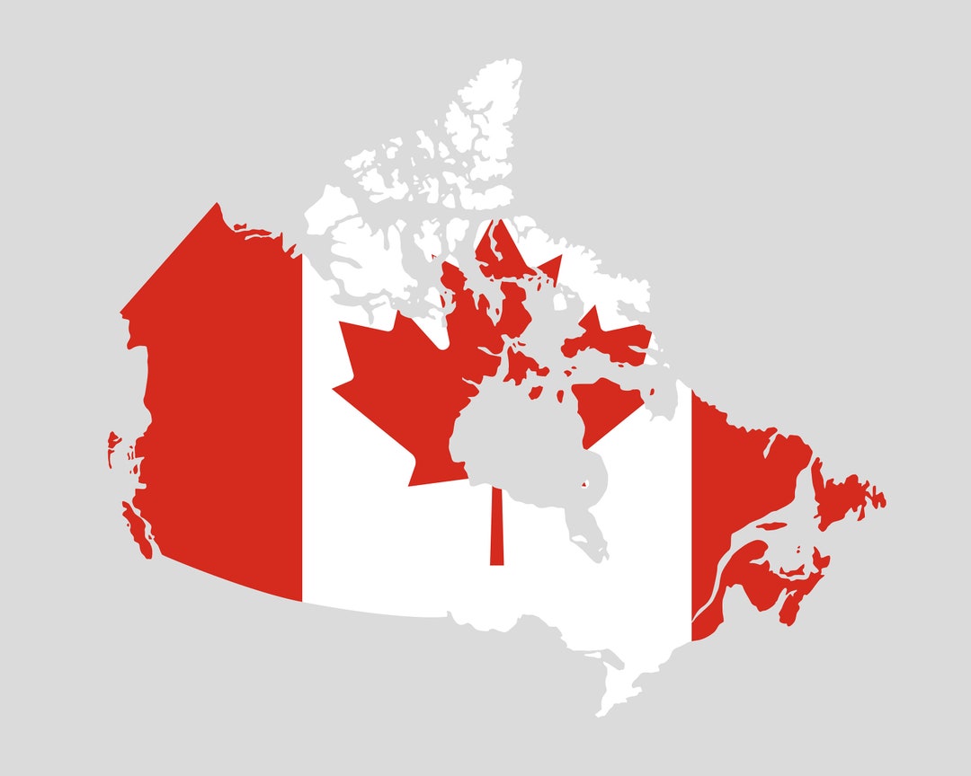 Canada Map SVG, PNG - Canada Flag Svg, Canada Outline Svg, Canada ...