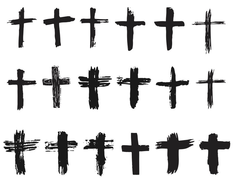 Cross SVG Bundle Grunge Cross Svg Old Rugged Crosses Svg - Etsy