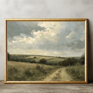 Country Landscape Wall Art Paintings - Printable Set of Two - GA6 ...