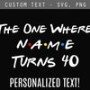 Friends Font Svg, Svg, PNG, Friends Letters, Numbers and Dots, Clip Art ...
