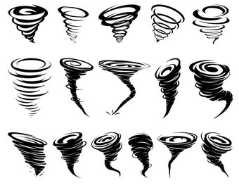 Tornado SVG, PNG Bundle Hurricane Svg, Cyclone Svg, Typhoon Svg ...