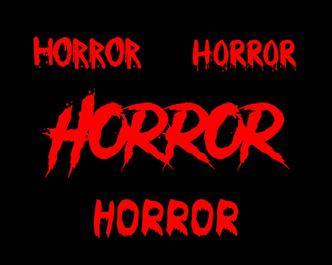 4 Horror Fonts SVG, Horror Alphabet Svg, Horror Letters Svg, Cut Files ...